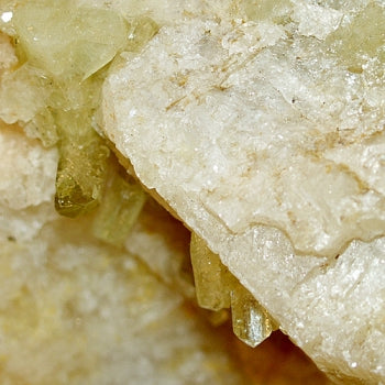 Albite Matrix w/Brazilianite Points